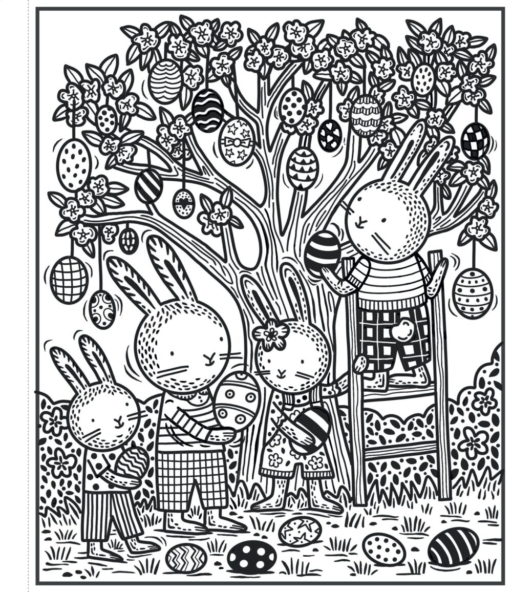 Easter Bunnies Magic Painting Book – Магична боенка за ВЕЛИГДЕН ...